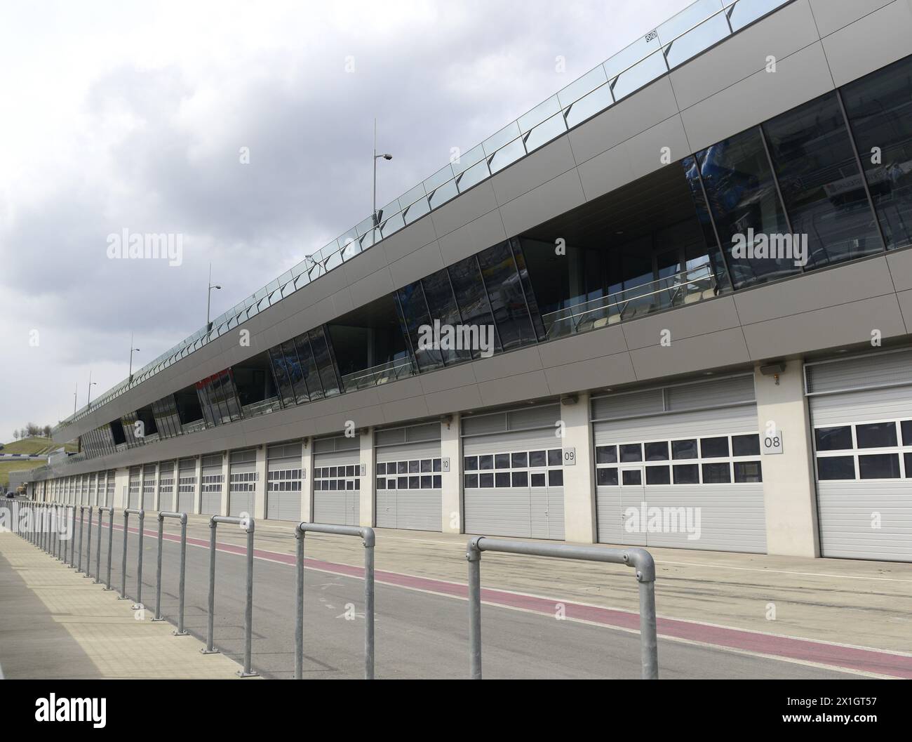 The construction works continue at the Red Bull Ring race track in ...