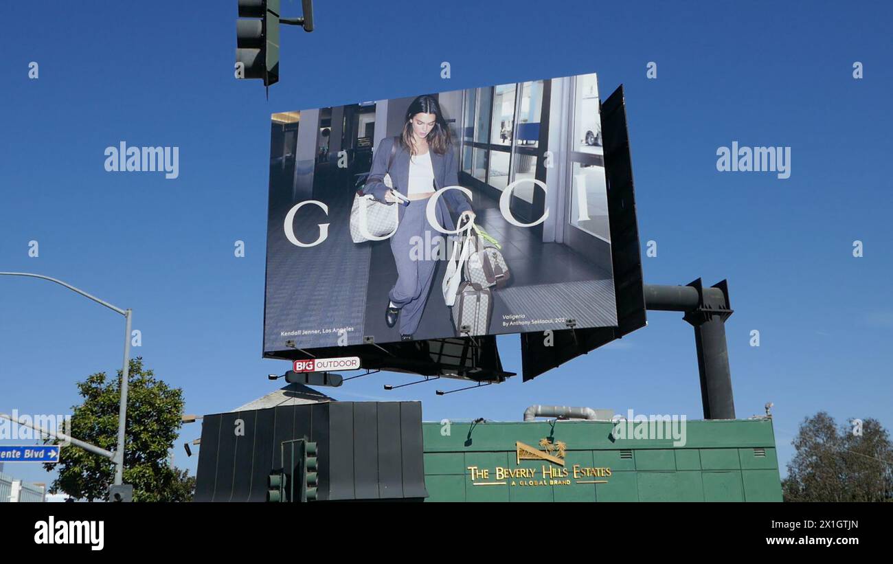Los Angeles, California, USA 15th April 2024 Kendall Jenner Gucci ...