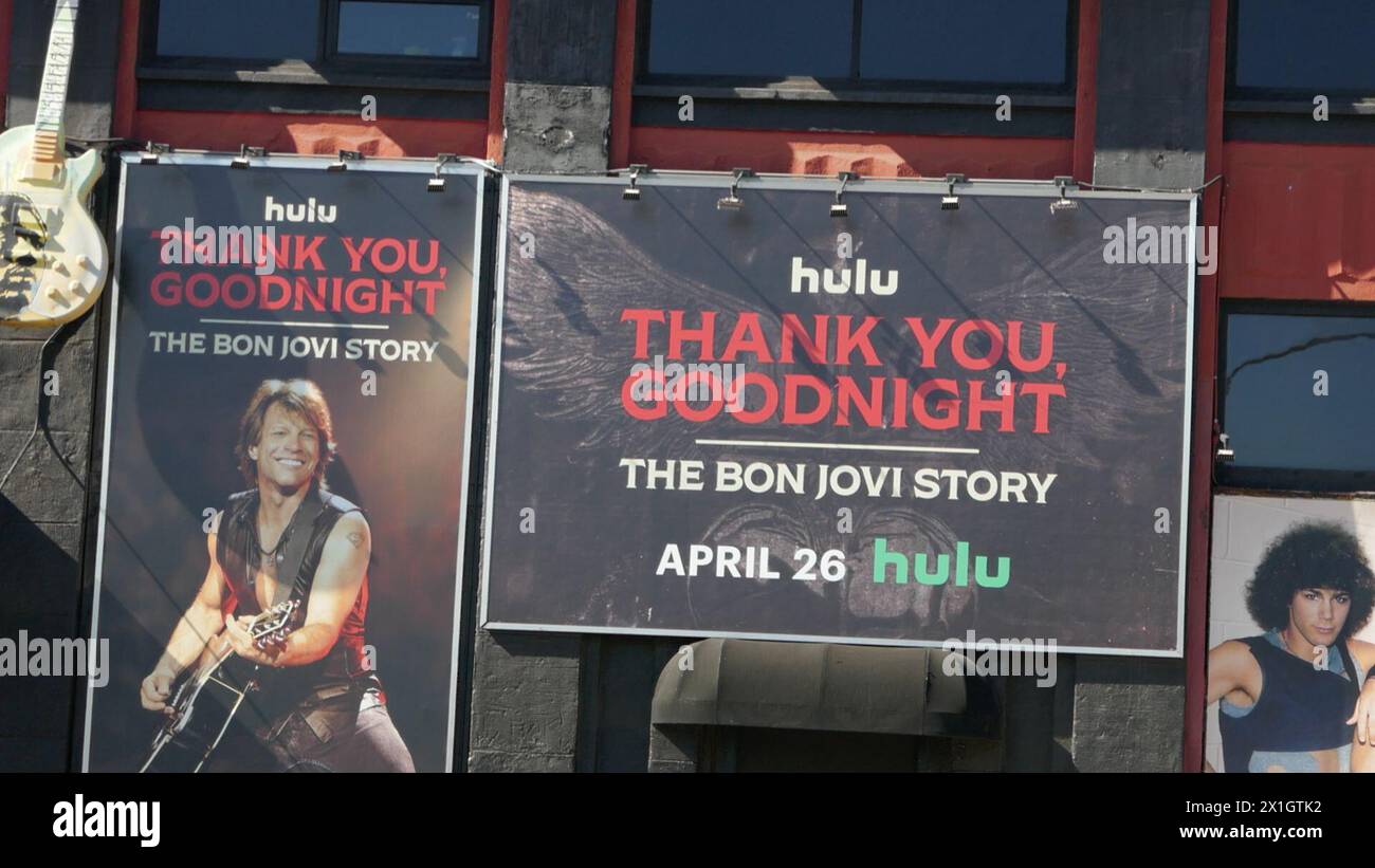Los Angeles, California, USA 15th April 2024 Thank You Goodnight The ...