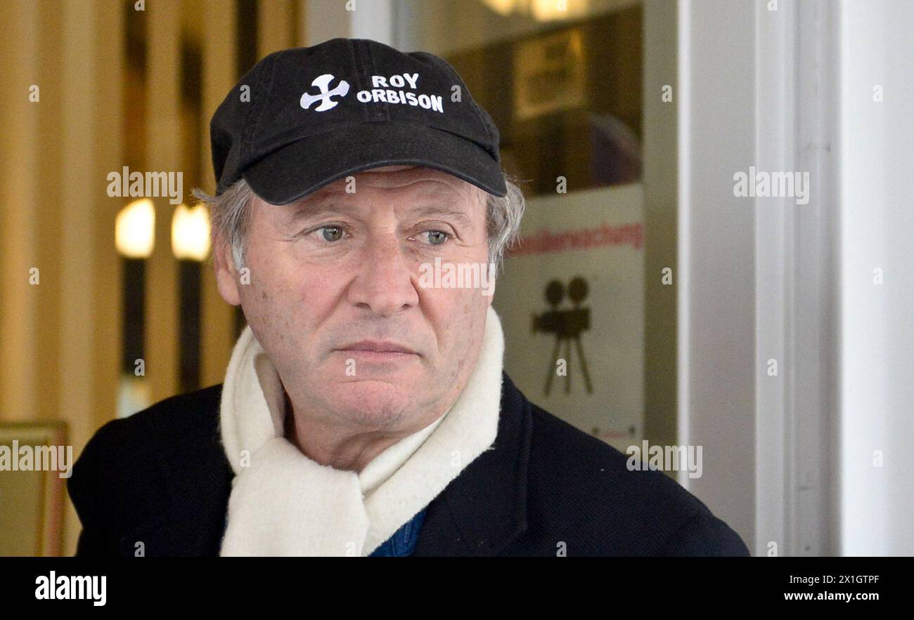 Shooting of the 'Tatort' crime film 'Nullsummenspiel' (zero sum game) in Vienna on 13 May 2014 ...