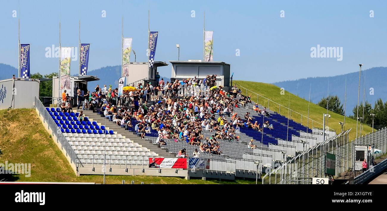 The ADAC-GT-Masters race at the Red Bull Ring race track in Spielberg ...