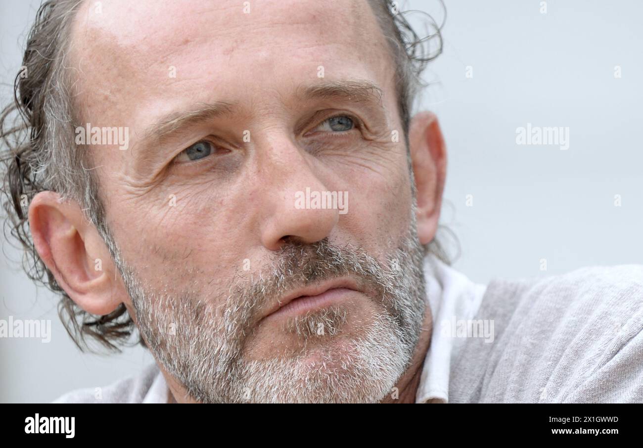 Austrian actor and director Karl Markovics on set filming 'Superwelt ...
