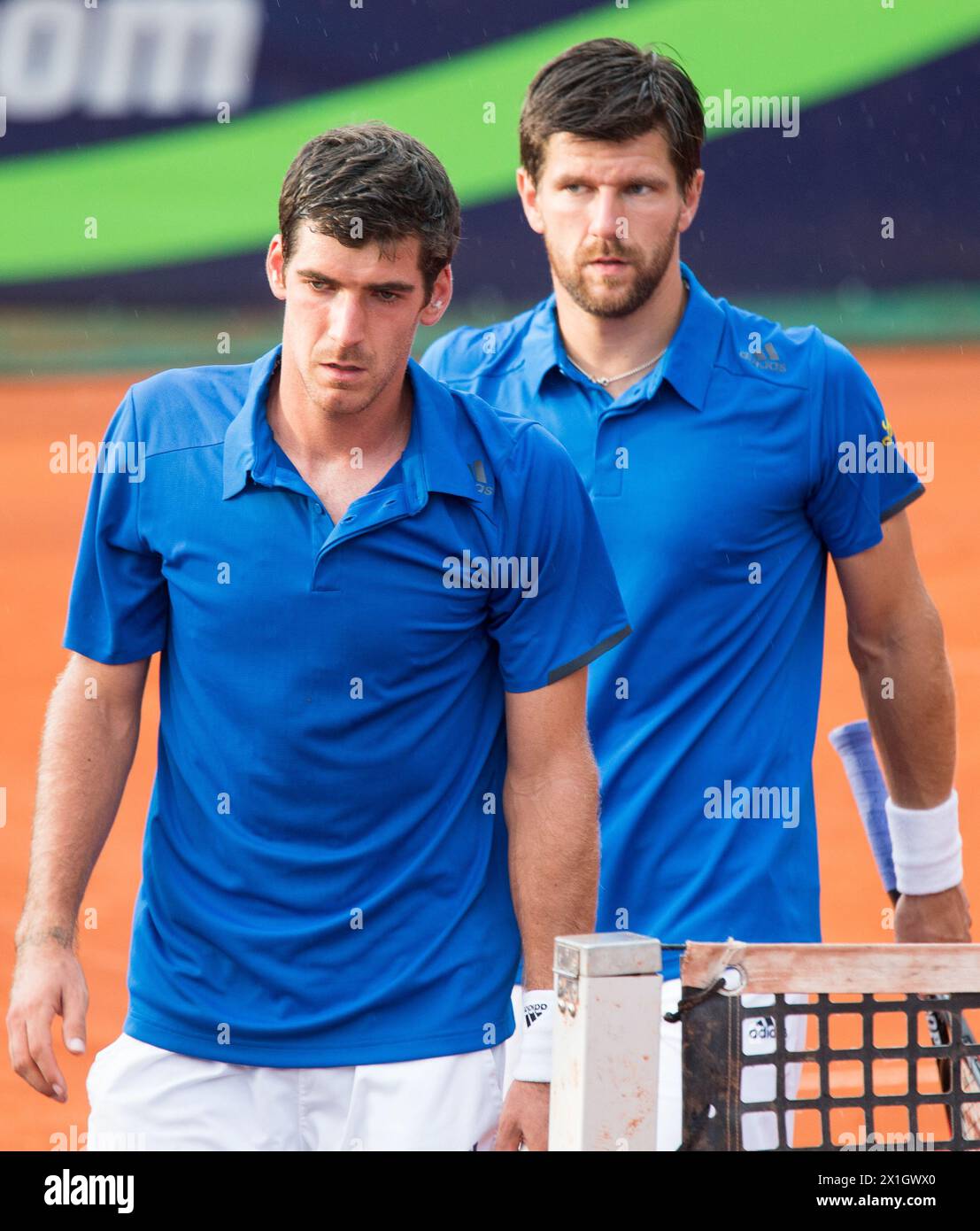 Gerald and Juergen Melzer during the ATP tennis tournament in ...