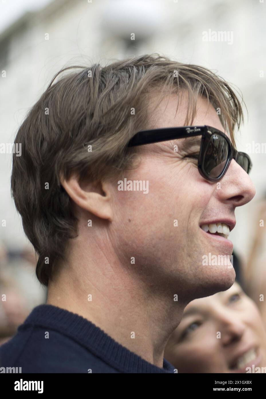 Actor Tom Cruise arrives at the Vienna State Opera on 20 August 2014 ...
