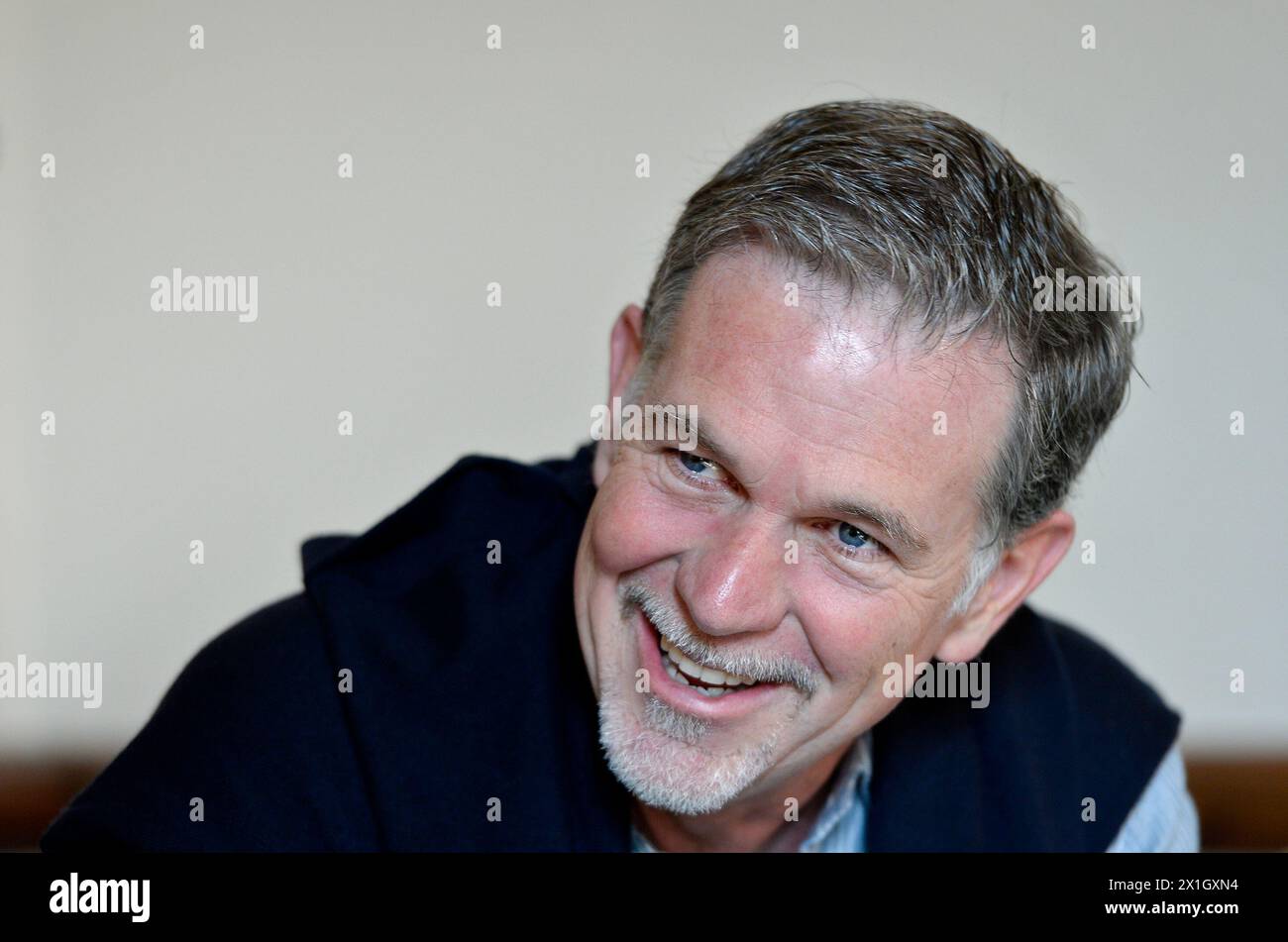 American Reed Hastings, CEO and co-founder of Internet streaming ...