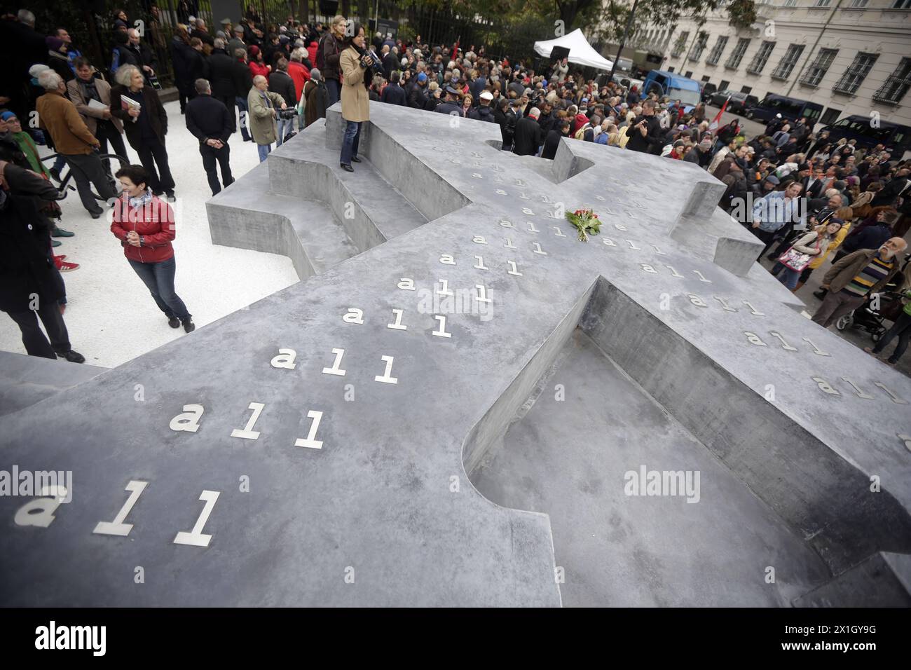 A memorial to the thousands of people executed by the Nazis for ...