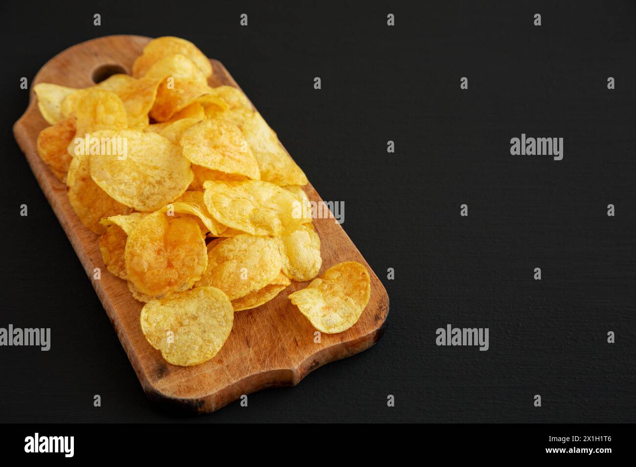 Crunchy Potato Chips Ready to Eat Stock Photo - Alamy