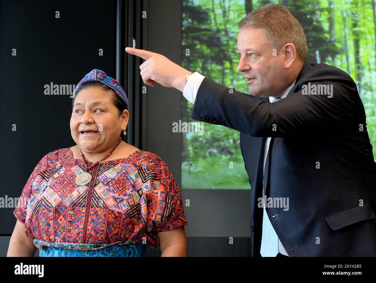 Rigoberta menchu hi-res stock photography and images - Alamy