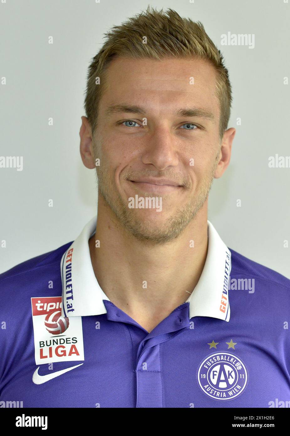Vienna - Portraits of the football players of the Austrian football ...