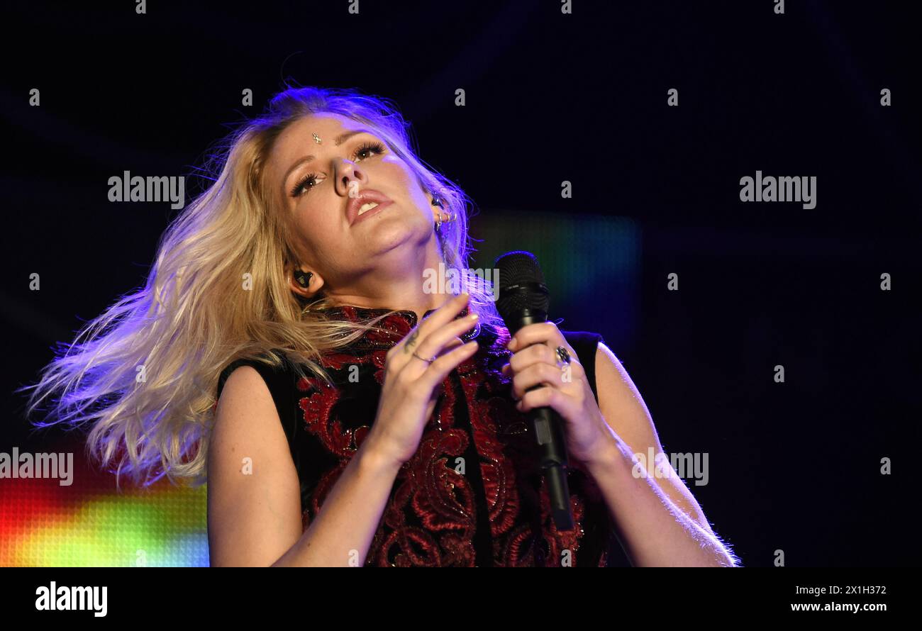St. Poelten - British singer Ellie Goulding performs at the Frequency ...