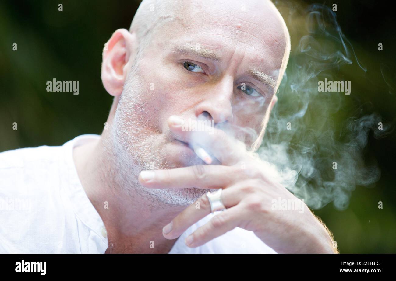 Vienna - Austrian actor Johannes Krisch during interview with Austria ...