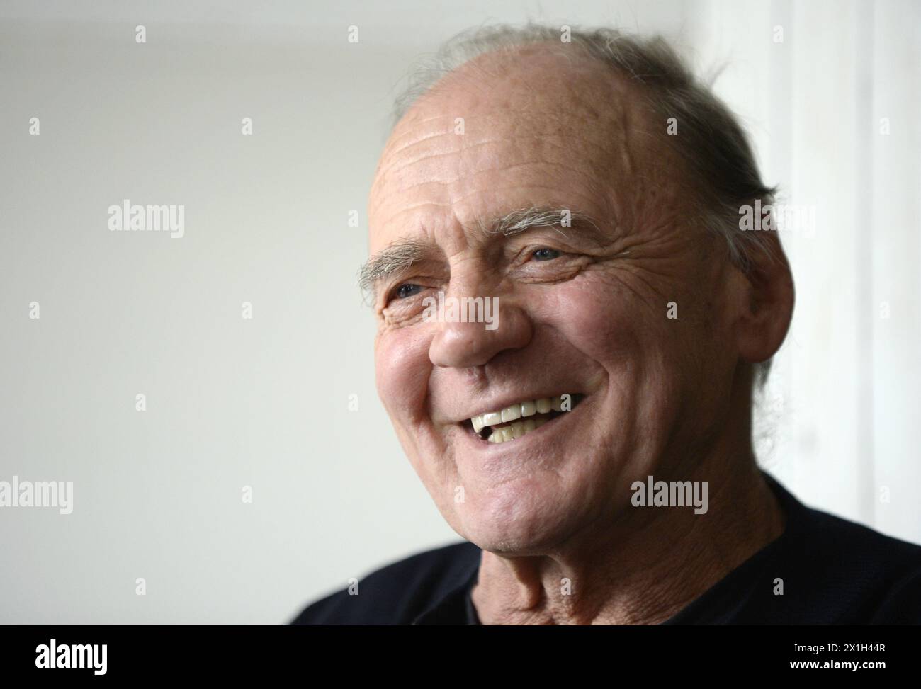 Swiss actor Bruno Ganz during interview with Austria Presse Agentur on ...