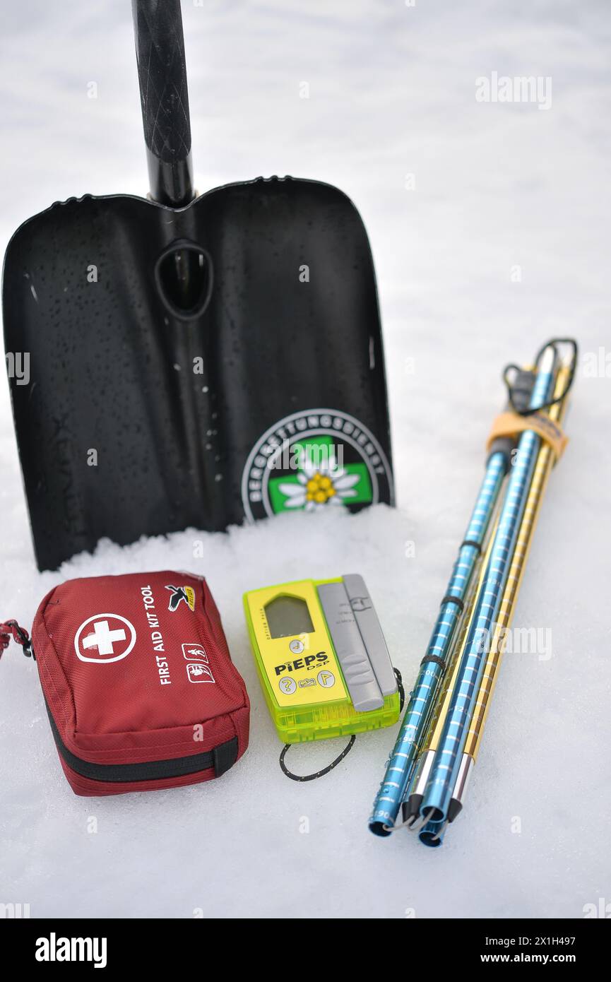Avalanche accident rescue equipement hi-res stock photography and ...