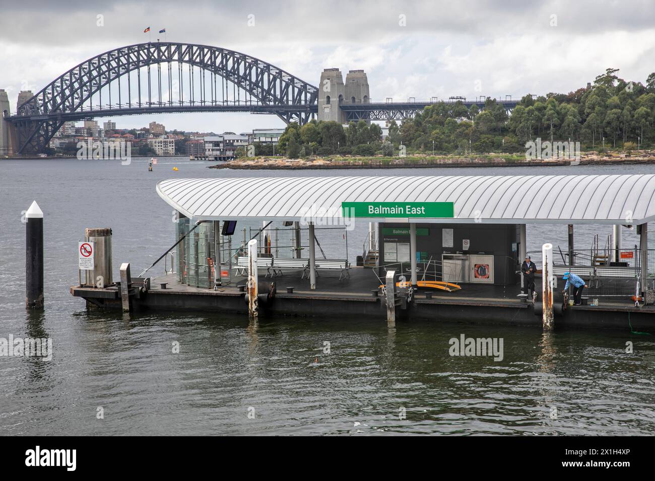 Sydney,Australia, Balmain east ferry wharf for Sydney ferries use ...