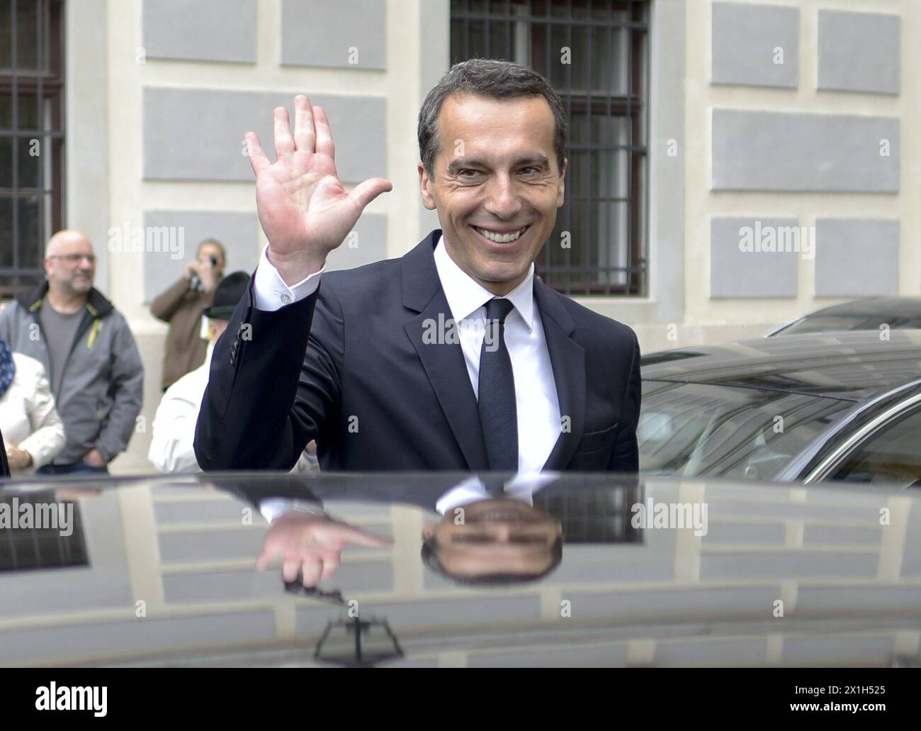 Austria's new chancellor Christian Kern is pictured after being sworn ...