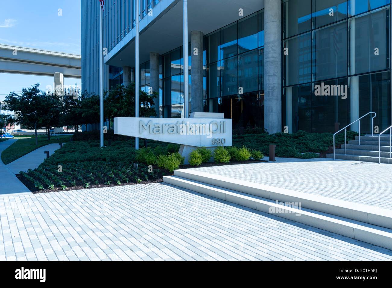 Houston, Texas, USA - April 13, 2024: Marathon Oil Corporation ...