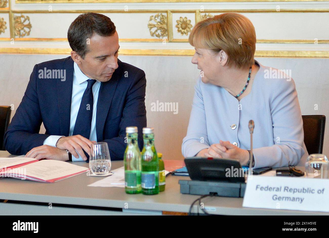 A meeting on the Balkan migrant route into the EU in Vienna, Austria ...