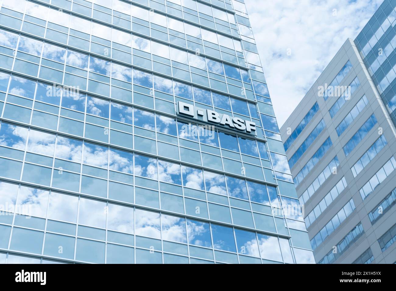 Houston, Texas, USA - April 13, 2024: BASF office at Energy Corridor in ...