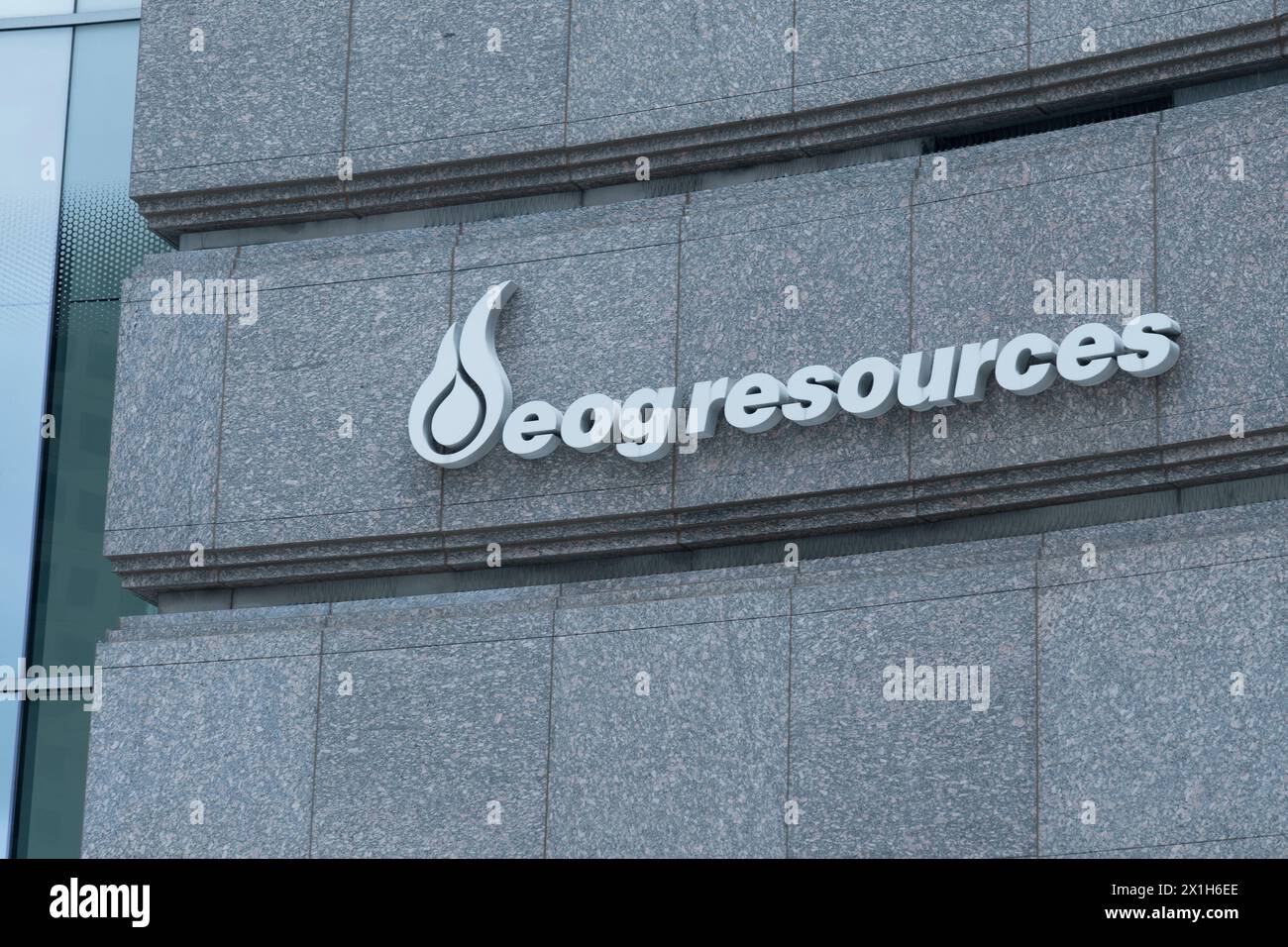 EOG Resources sign at the headquarters in Houston, Texas, USA Stock ...