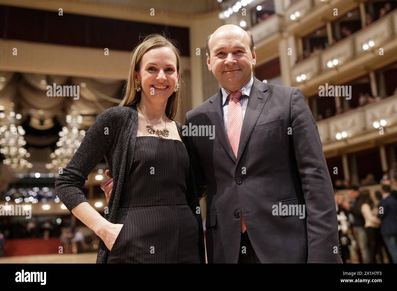 Director of the Vienna Opera House Dominique Meyer and Maria Großbauer ...