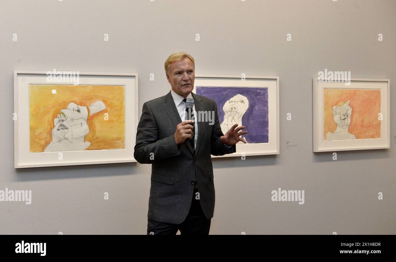 Klaus Albrecht Schröder during Exhibition " Maria Lassnig ...