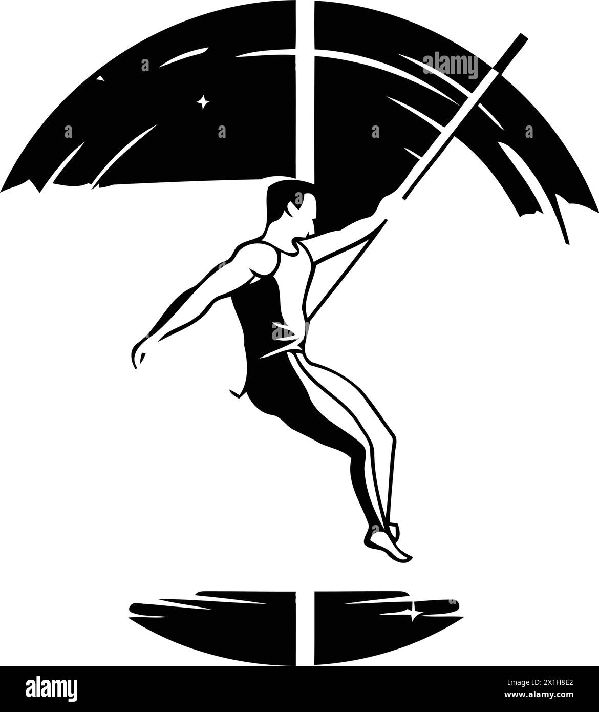 Javelin vector vectors Black and White Stock Photos & Images - Alamy