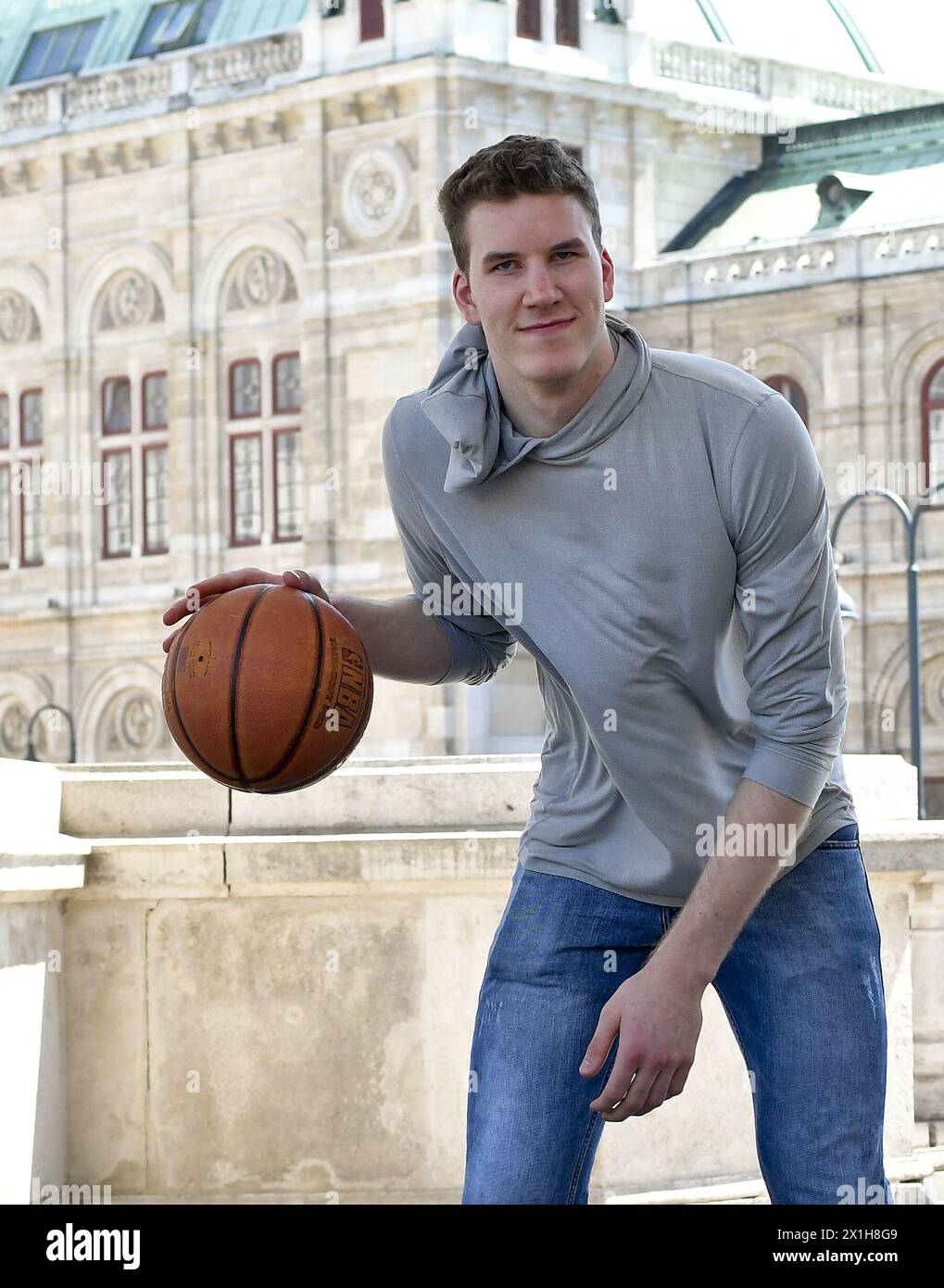 Jakob Poeltl (Toronto Raptors), an Austrian NBA Basketball player ...