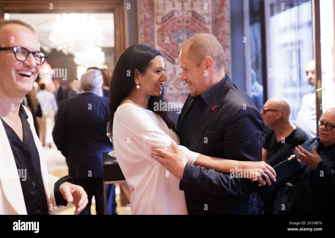 Ali Rahimi event prior to the 24th Life Ball at the Rathausplatz in ...