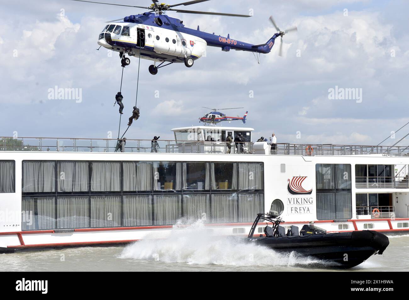 Austrian police helicopter hi-res stock photography and images - Alamy