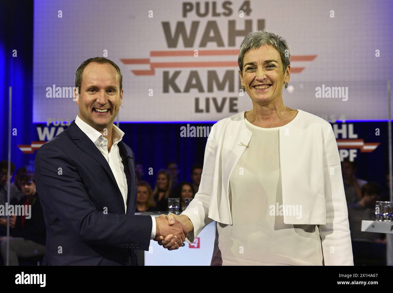 (L-R) top candidate Matthias Strolz (NEOS ¿ The New Austria and Liberal ...