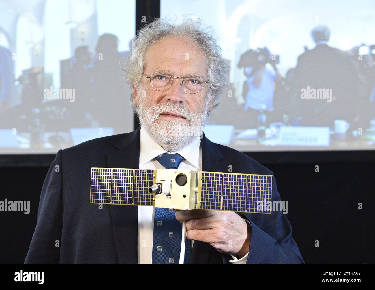 Austrian physicist Anton Zeilinger is pictured during the "first ...