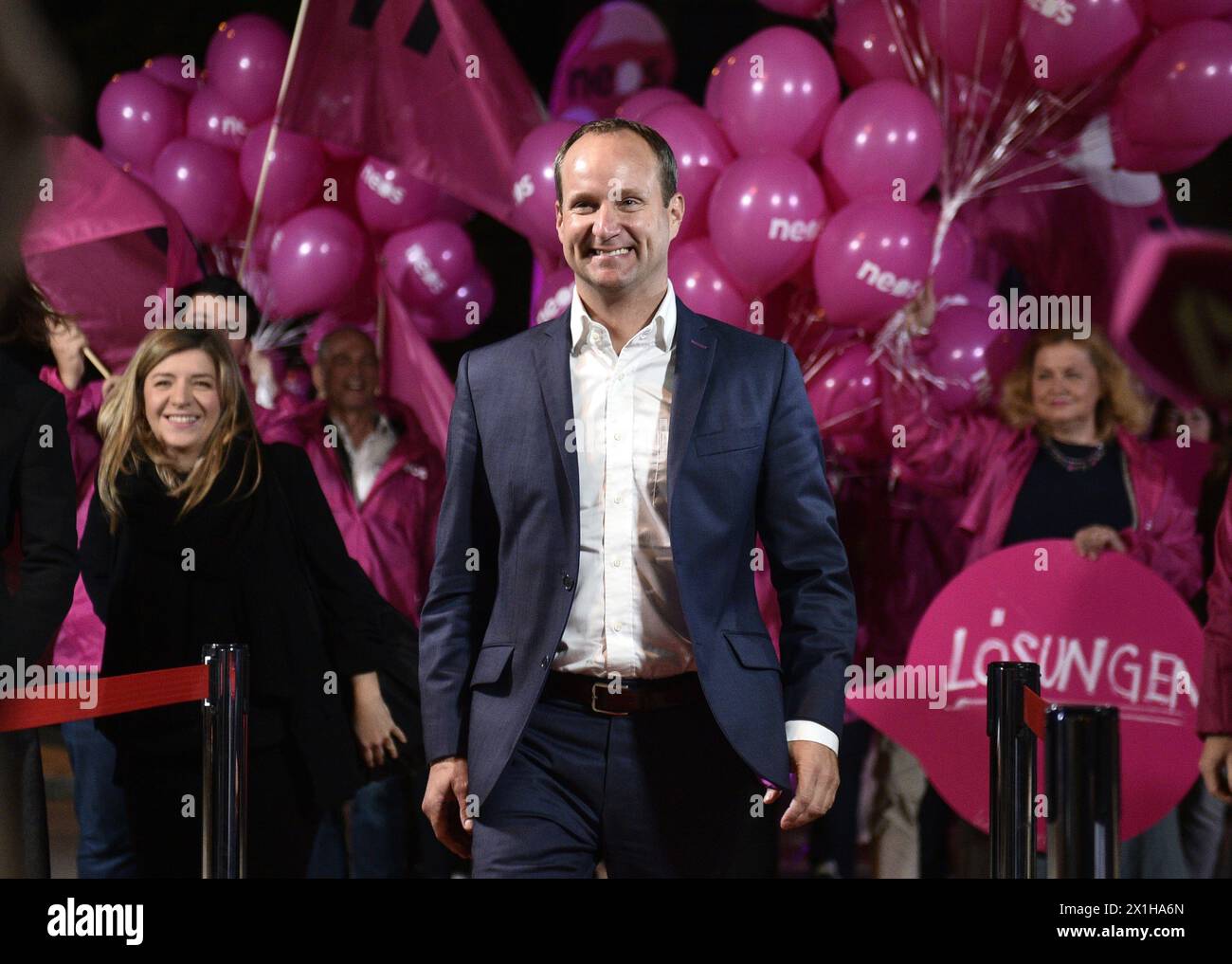Top candidate Matthias Strolz (NEOS ¿ The New Austria and Liberal Forum ...