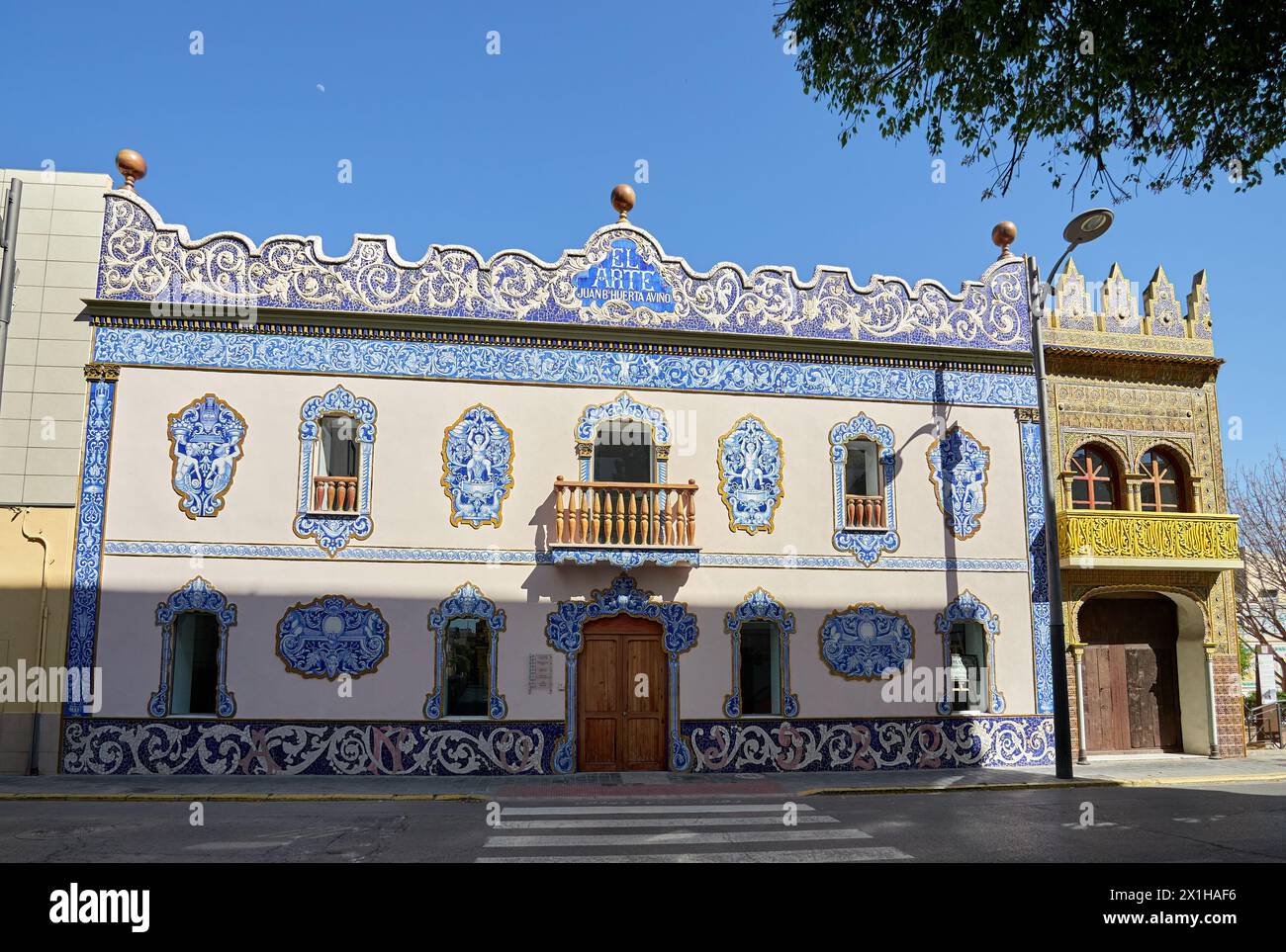 Manises, Valencia, Spain; 4-16-2024 El Arte, Manises ceramic factory ...