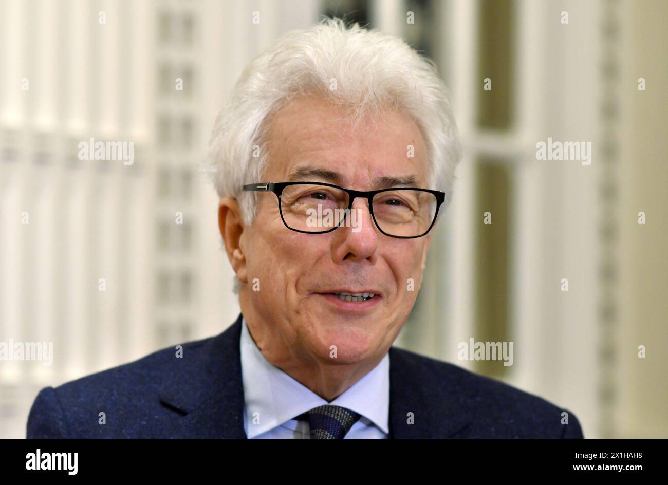 Welsh author Kenneth Martin " Ken " Follett during interview with ...