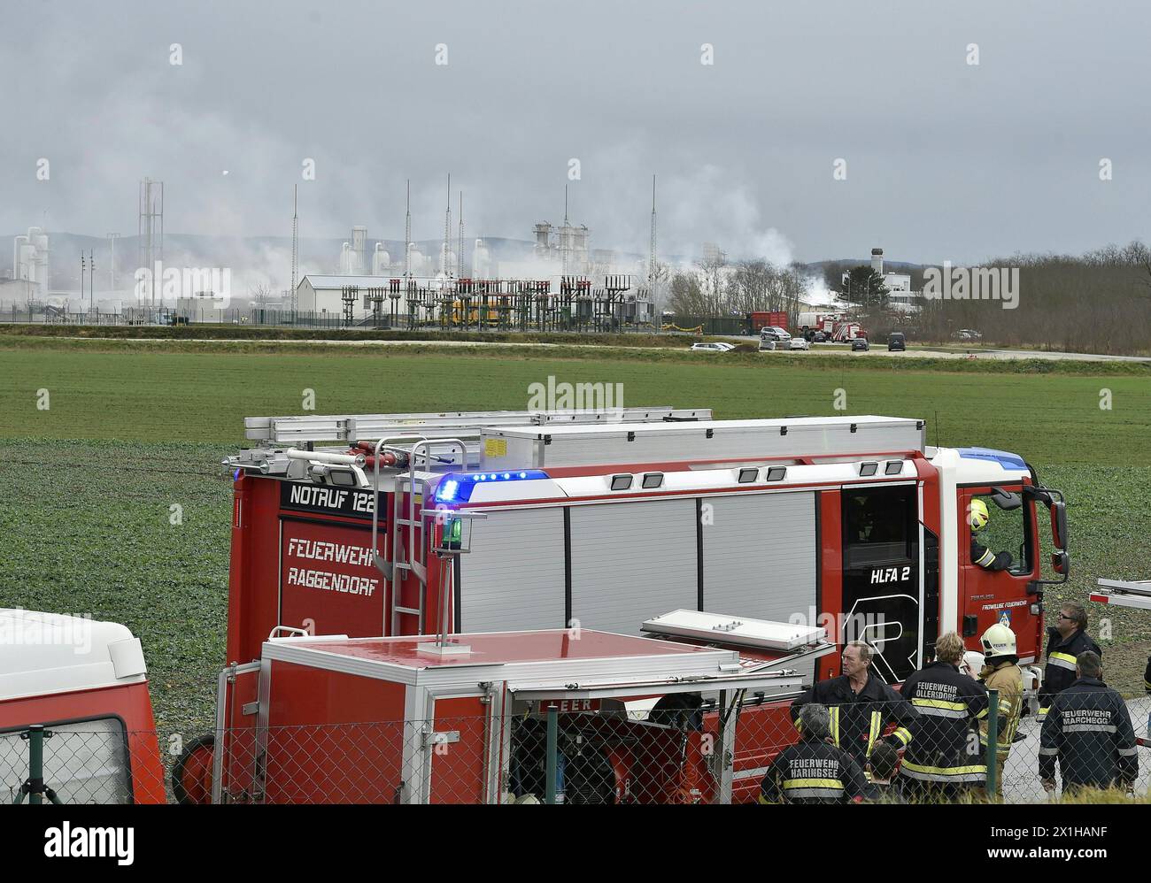 Firefighter put a fire out at Austria's main gas pipeline hub at ...