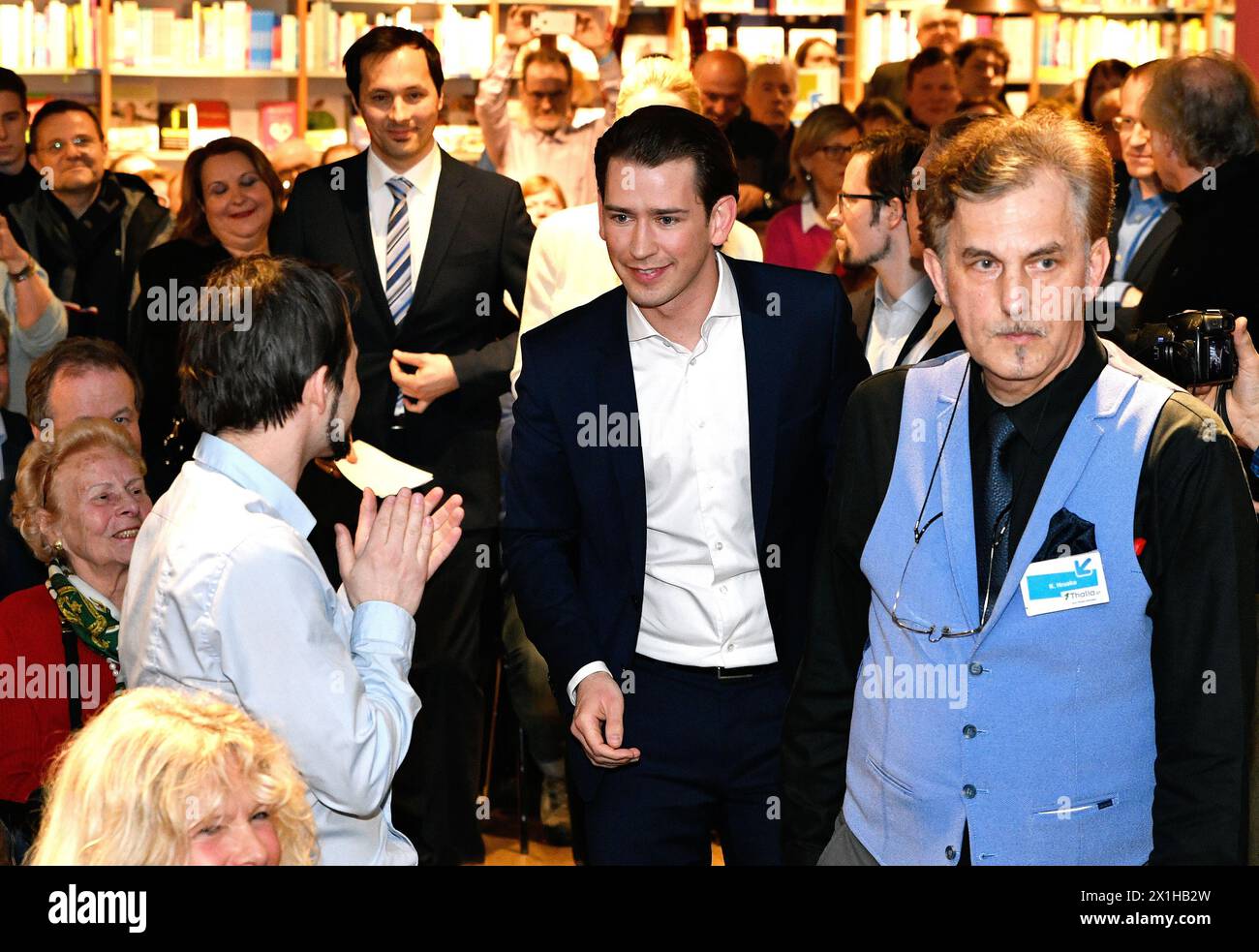 Austrian Chancellor Sebastian Kurz during a panel discussion about ...