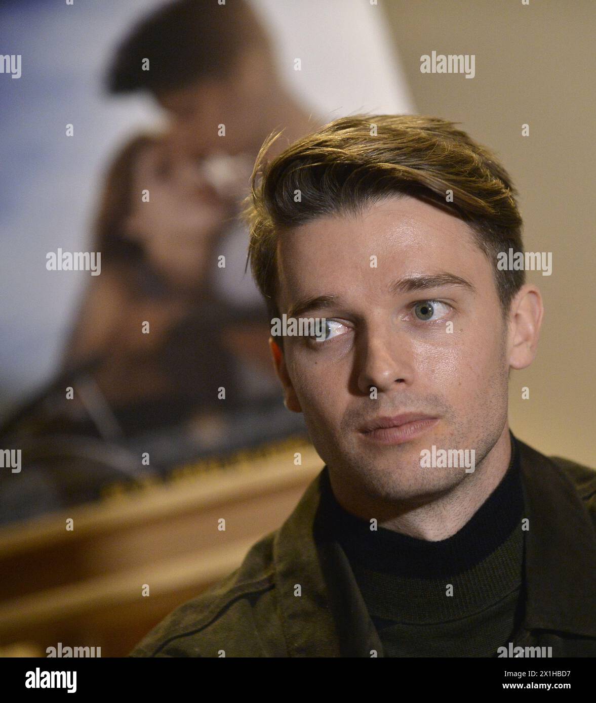 Interview with Patrick Schwarzenegger presenting his movie "Midnight ...