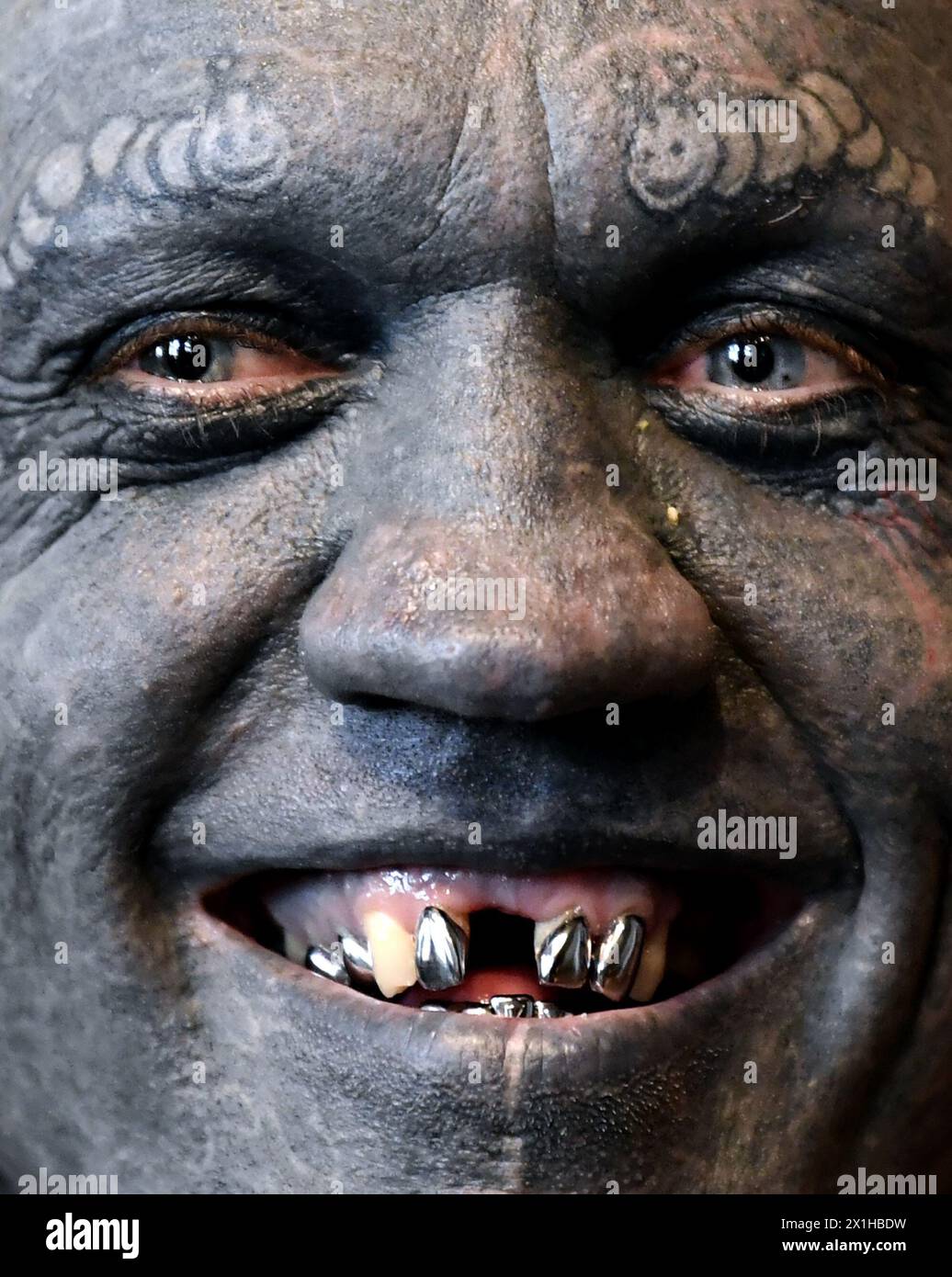 Lucky Diamond Rich during photo session with Austria Presse Agentur in ...