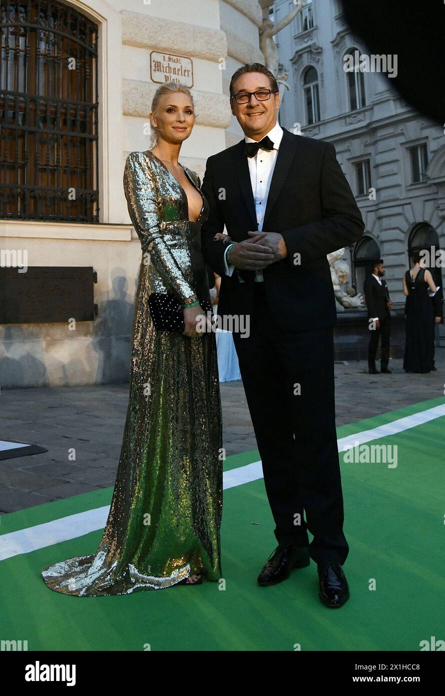 Heinz christian strache wife hi-res stock photography and images - Alamy
