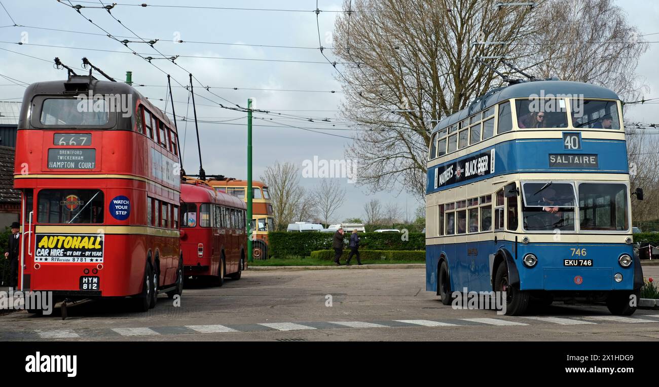 A trolleybus is an electric bus that draws power from dual overhead ...