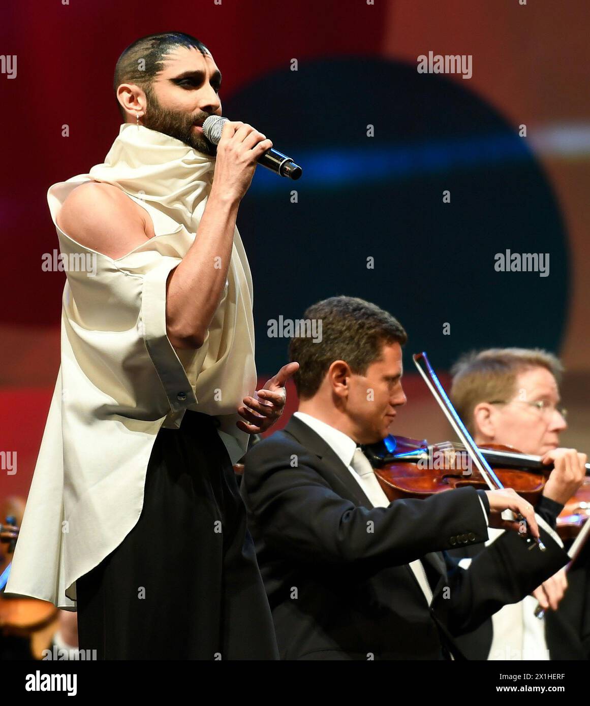 "Festival of Joy" in Vienna, Austria, on May 8, 2019. The festival ...