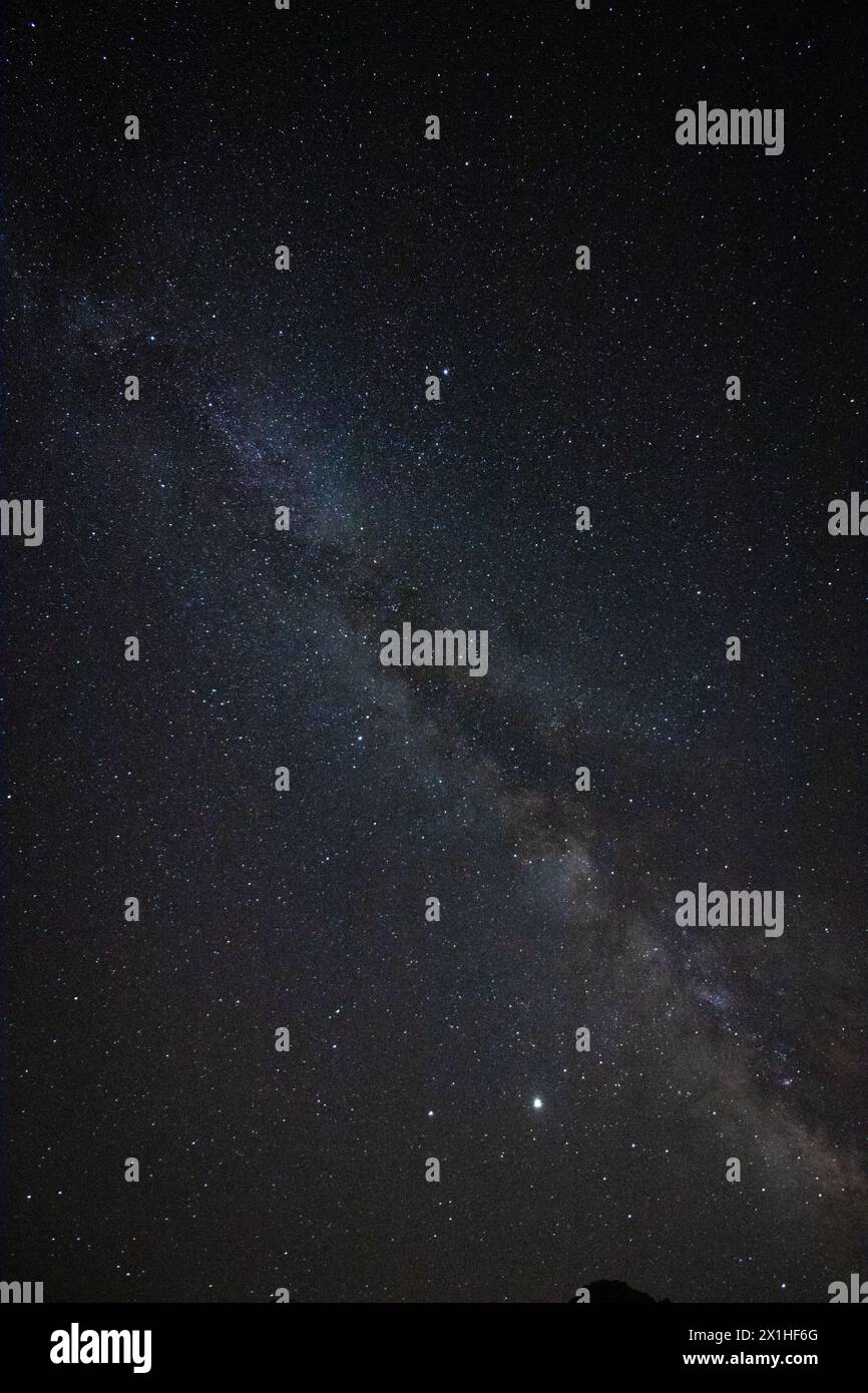 Milky way vertical photo. Astrophotography concept background image ...