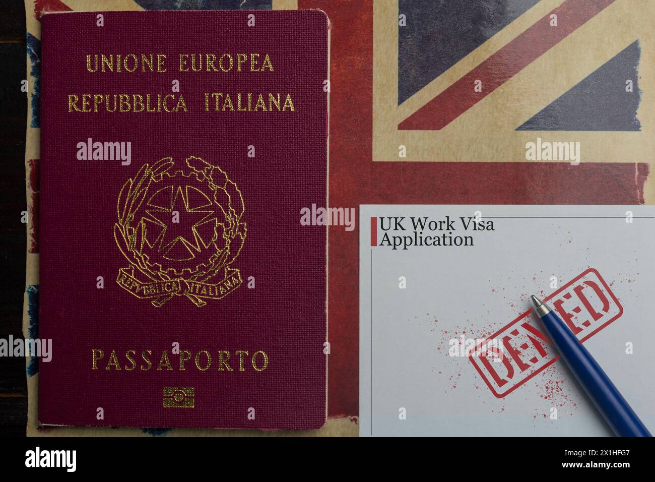 Schengen visa denied hi-res stock photography and images - Alamy