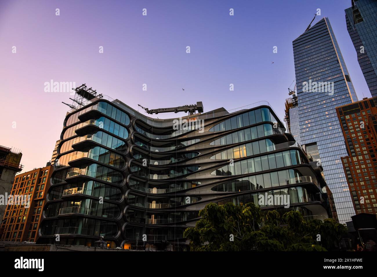 The 520 West 28th Street Building seen from the High Line in Manhattan ...