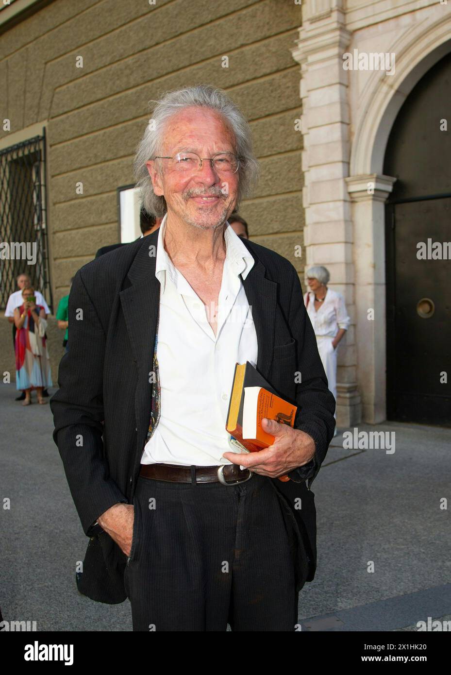 Austrian novelist and playwright Peter Handke arrives for the ...