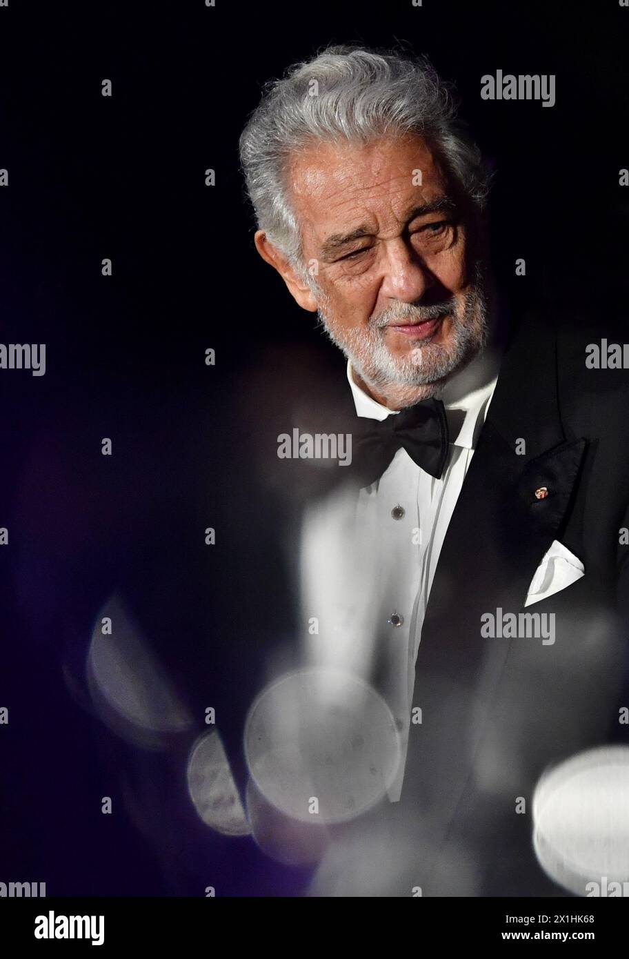 Spanish tenor Placido Domingo receives the Lifetime Achievement Award ...
