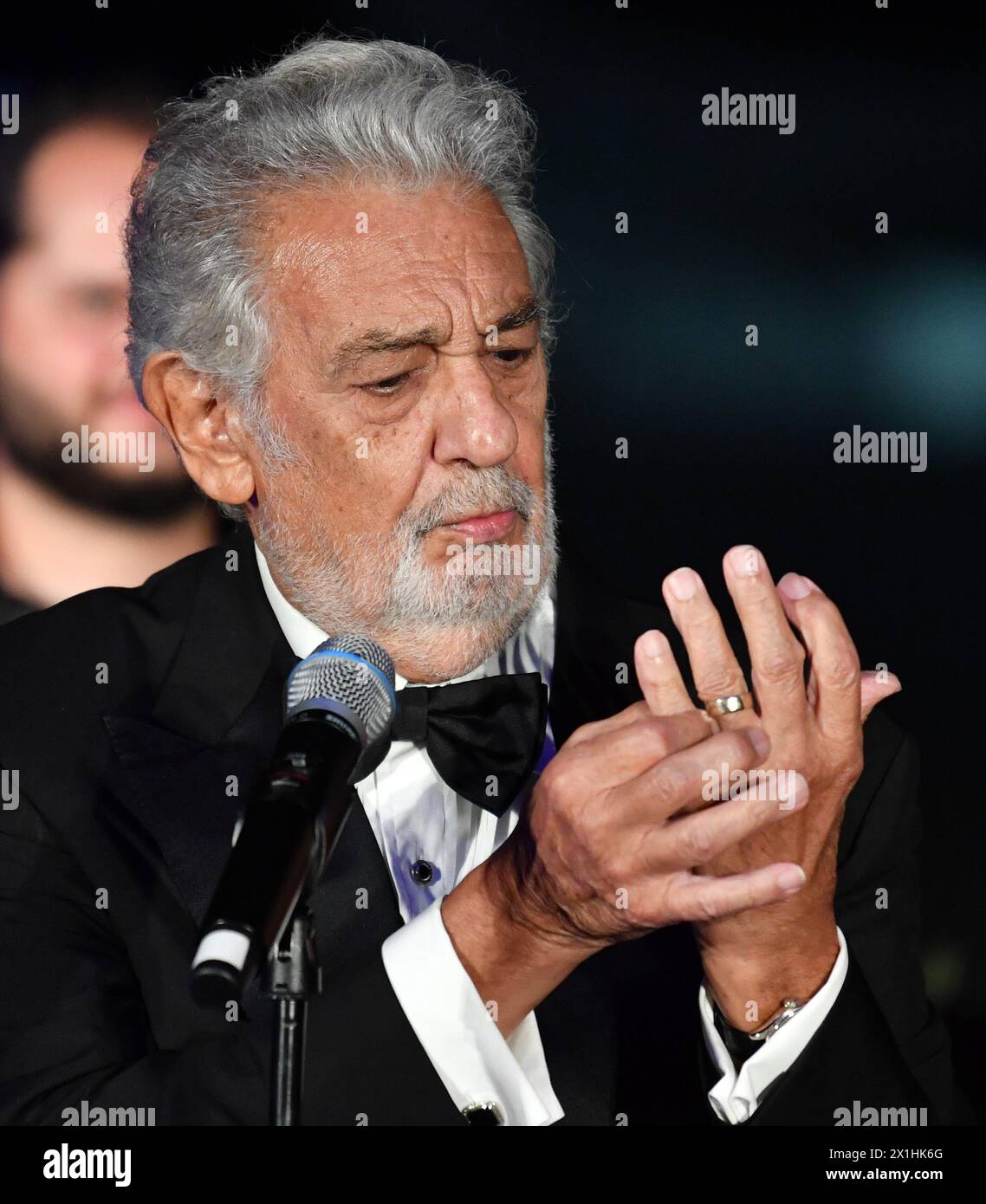 Spanish tenor Placido Domingo receives the Lifetime Achievement Award ...