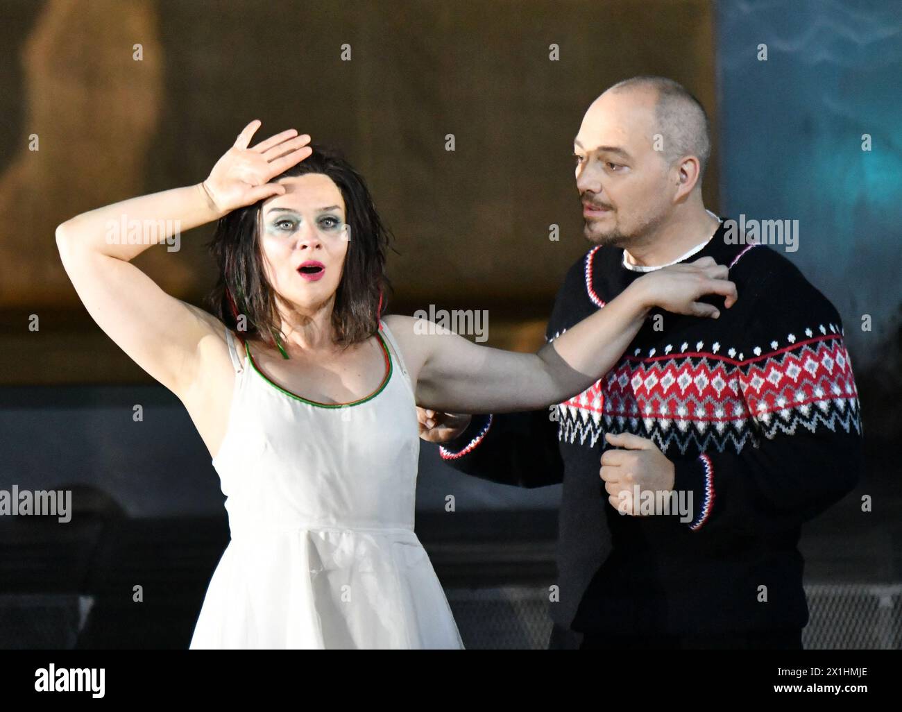 ABD0161 20210723 (L-R) Ausrine Stundyte (Elektra), Christopher Maltman ...