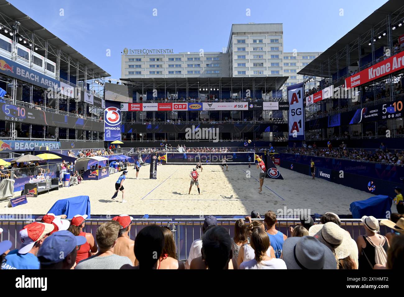 Robin Valentin Seidl / Philipp Waller (AUT) in the match against Adrian ...