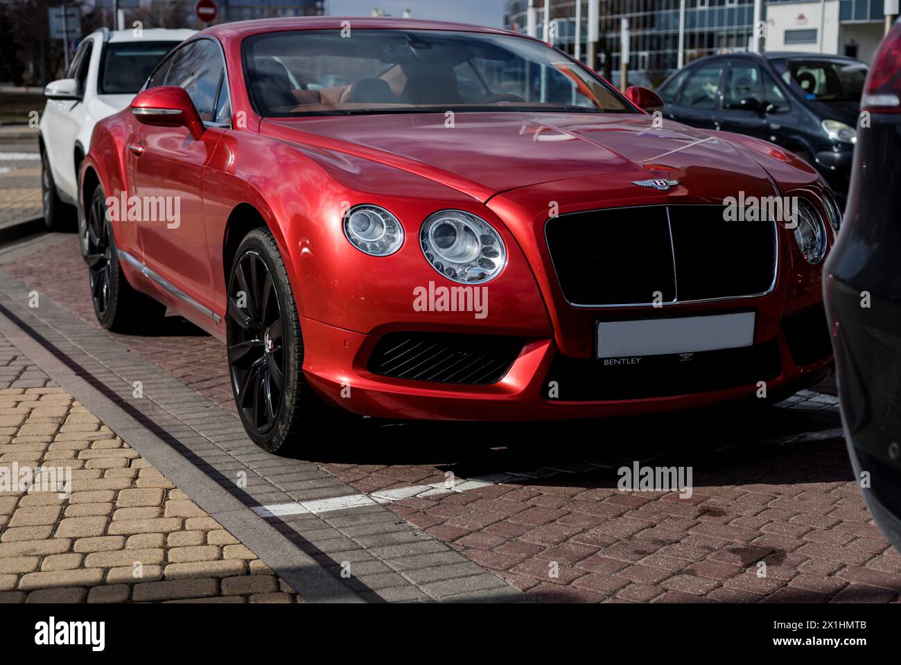 Minsk, Belarus, April 17, 2024 - Bentley Continental GT parked on ...